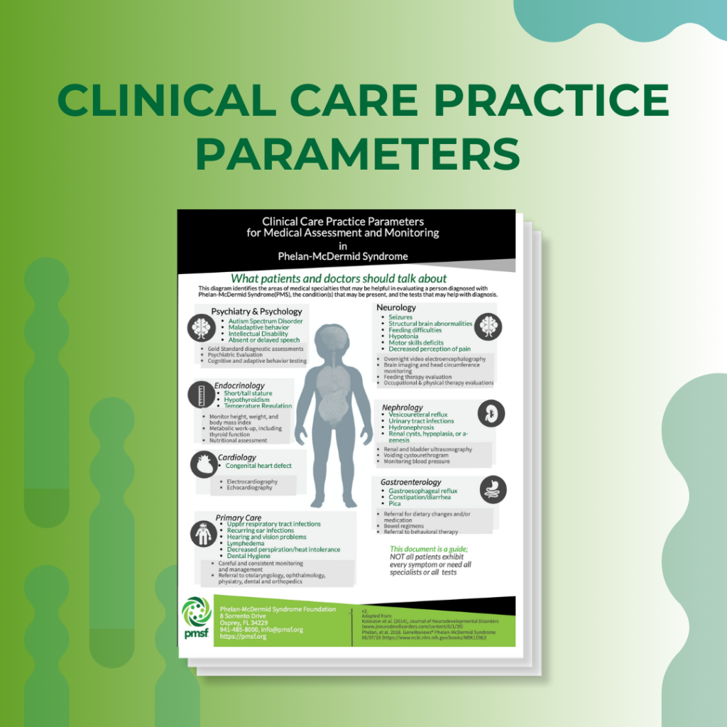 PMS Clinical Care Guidelines – Italian – Phelan-McDermid Syndrome ...